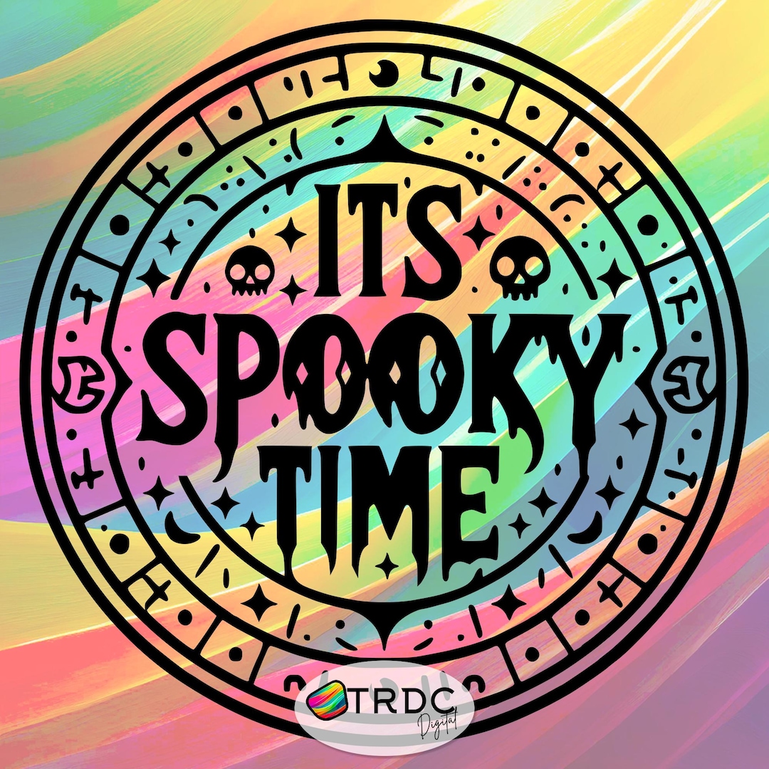 It's Spooky Time SVG - Cricut, Silhouette Vinyl, Digital Files ...