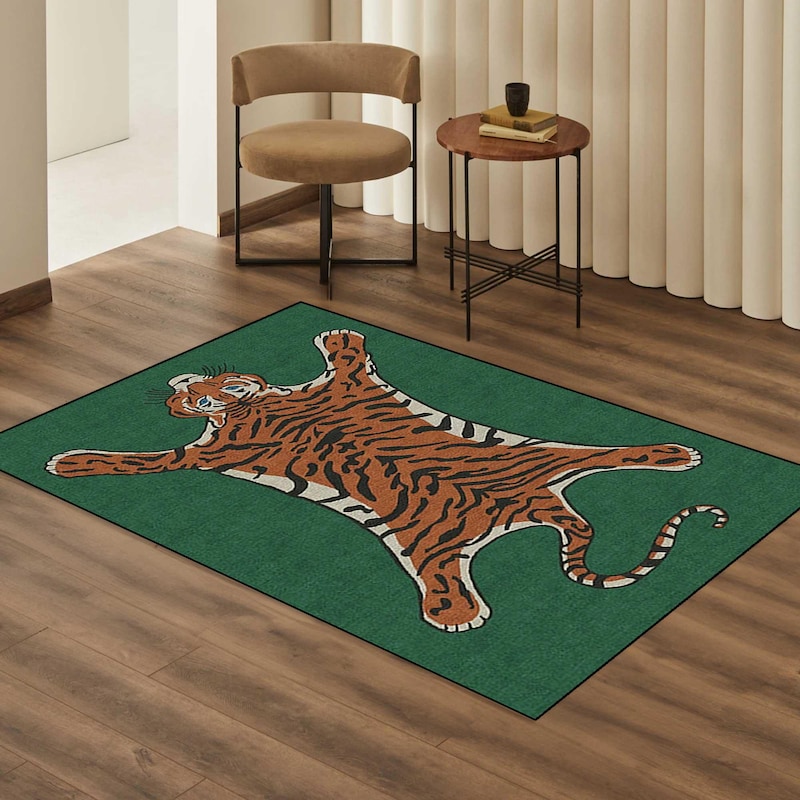 Tiger Rug - Etsy