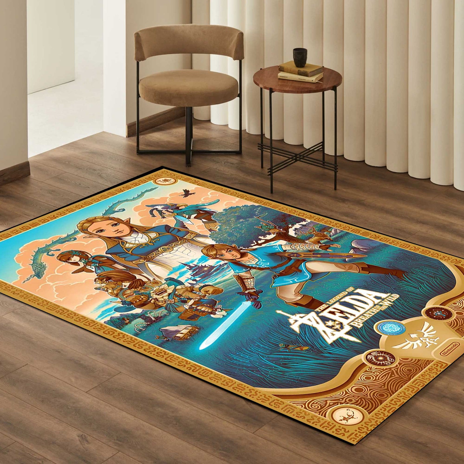 Zelda Rug, the Legend of Zelda Rug, Zelda Shield Rug, Teen Room Rug ...