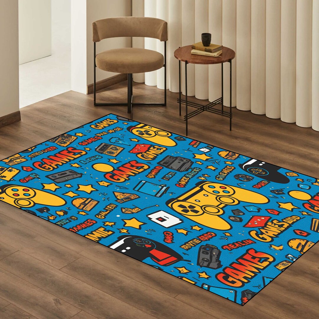 Controller Rug, Game Console Rug, Awesome Rug, Game Room Rug, Home ...