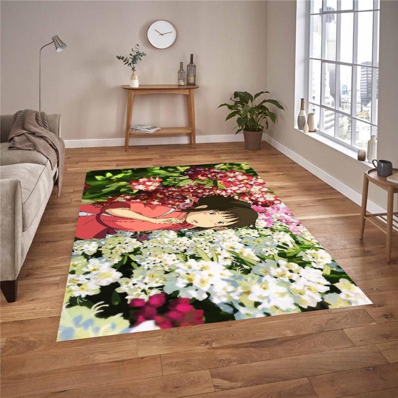 Animated Pop Culture Rug, Velvet Carpet (non-slip, Colorful Design) - Etsy