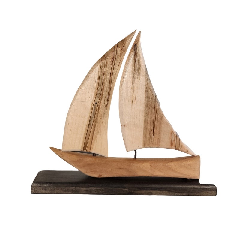 Wooden Sailboats Decor - Etsy