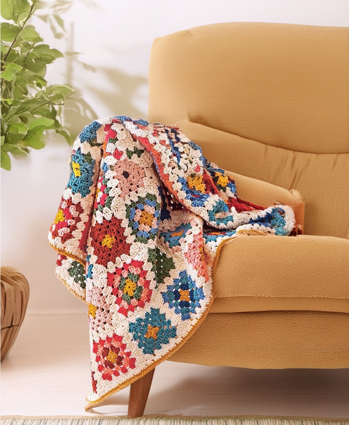 Granny Square Blanket, Pattern EN - Etsy