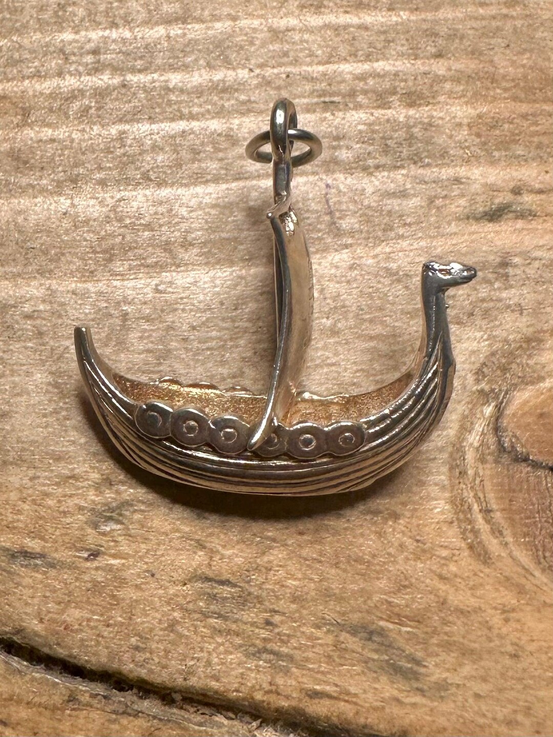 Vintage Viking Ship Maker CHIM 925 Silver Pendant - Etsy