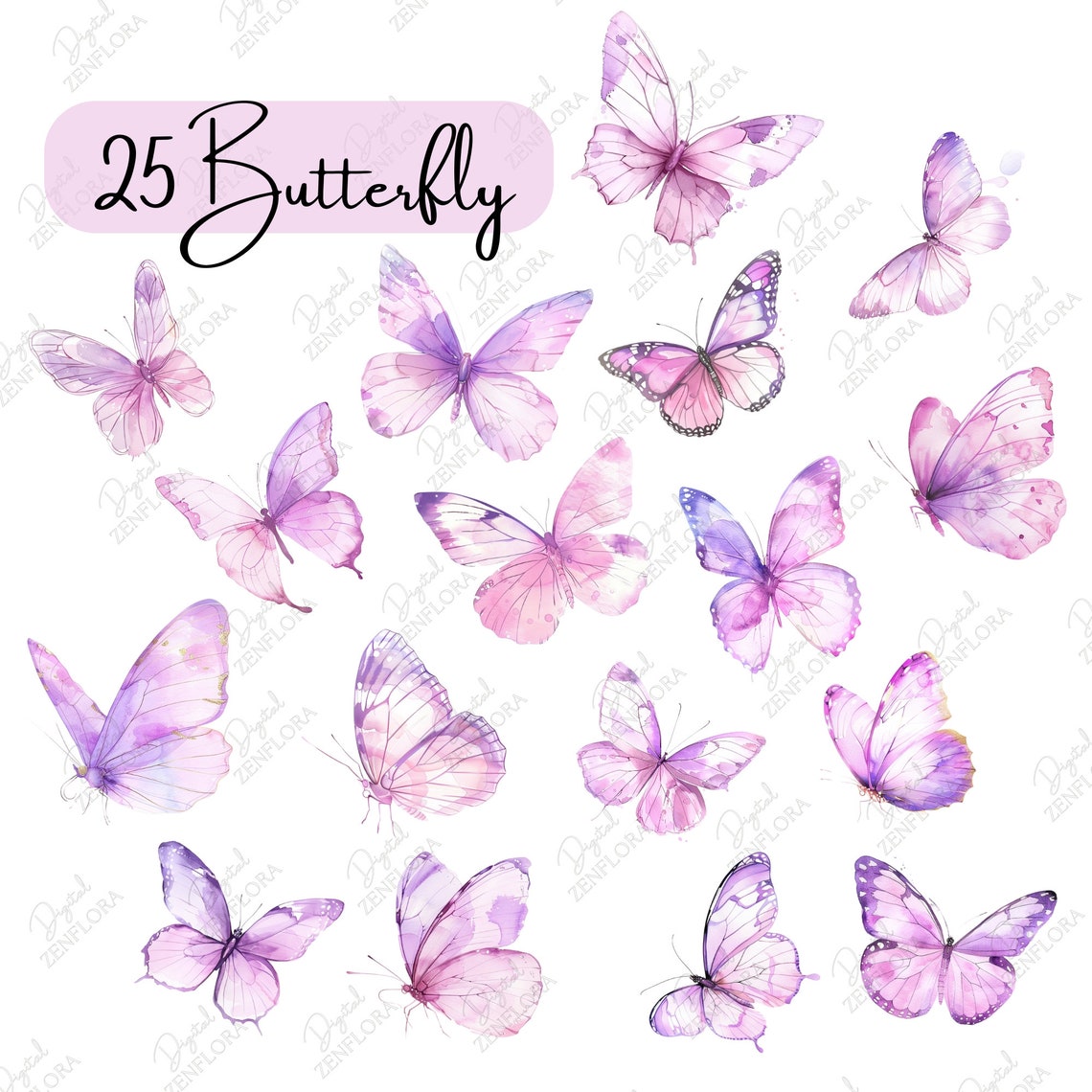 Butterfly Garden Clipart,purple Butterfly Clipart,flower Clipart,png ...