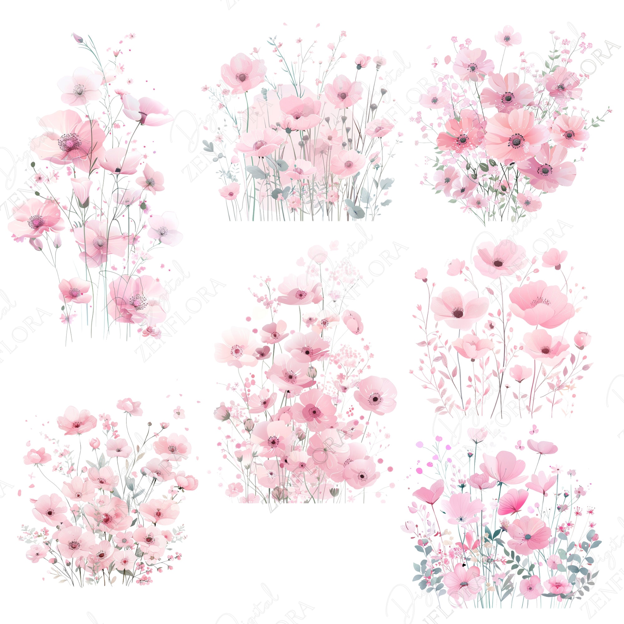 Butterfly Garden Clipart,butterfly Clipart,flowers Clipart,clipart ...