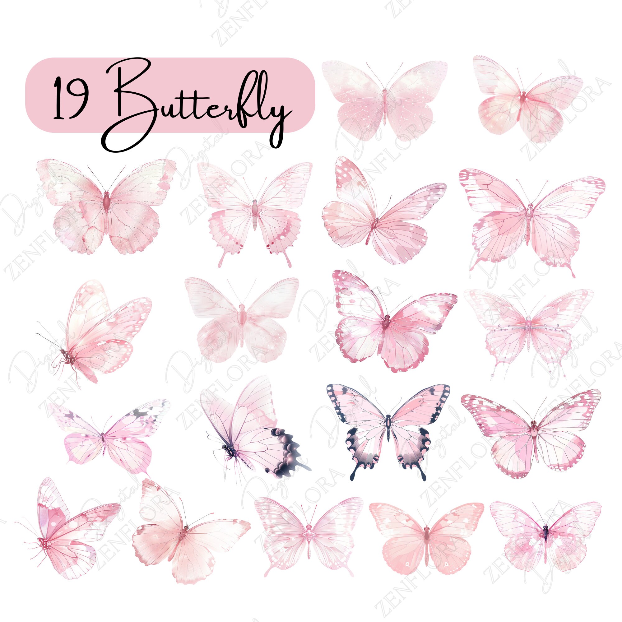 Butterfly Garden Clipart,butterfly Clipart,flowers Clipart,clipart ...