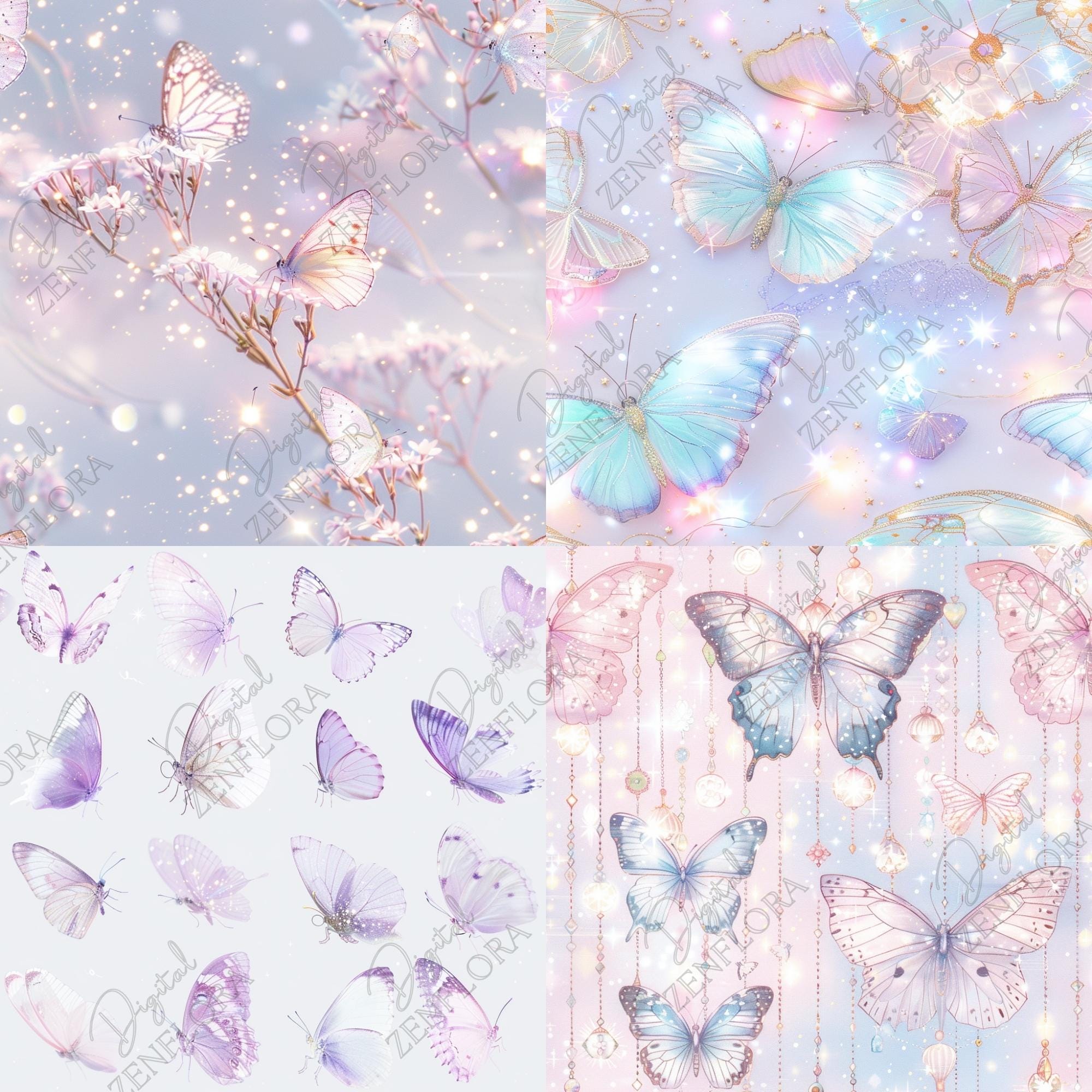 Butterfly Seamless,butterfly Pattern,purple Butterfly Seamless ...