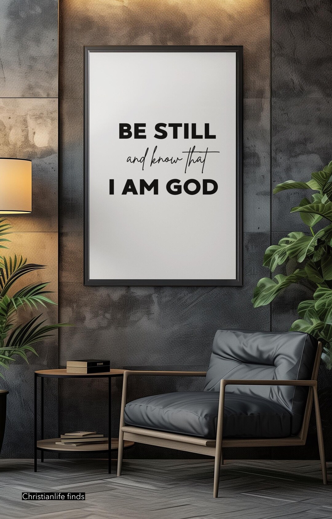 Be Still and Know. Scripture Wall Art, Bible Verse Print, Christian ...