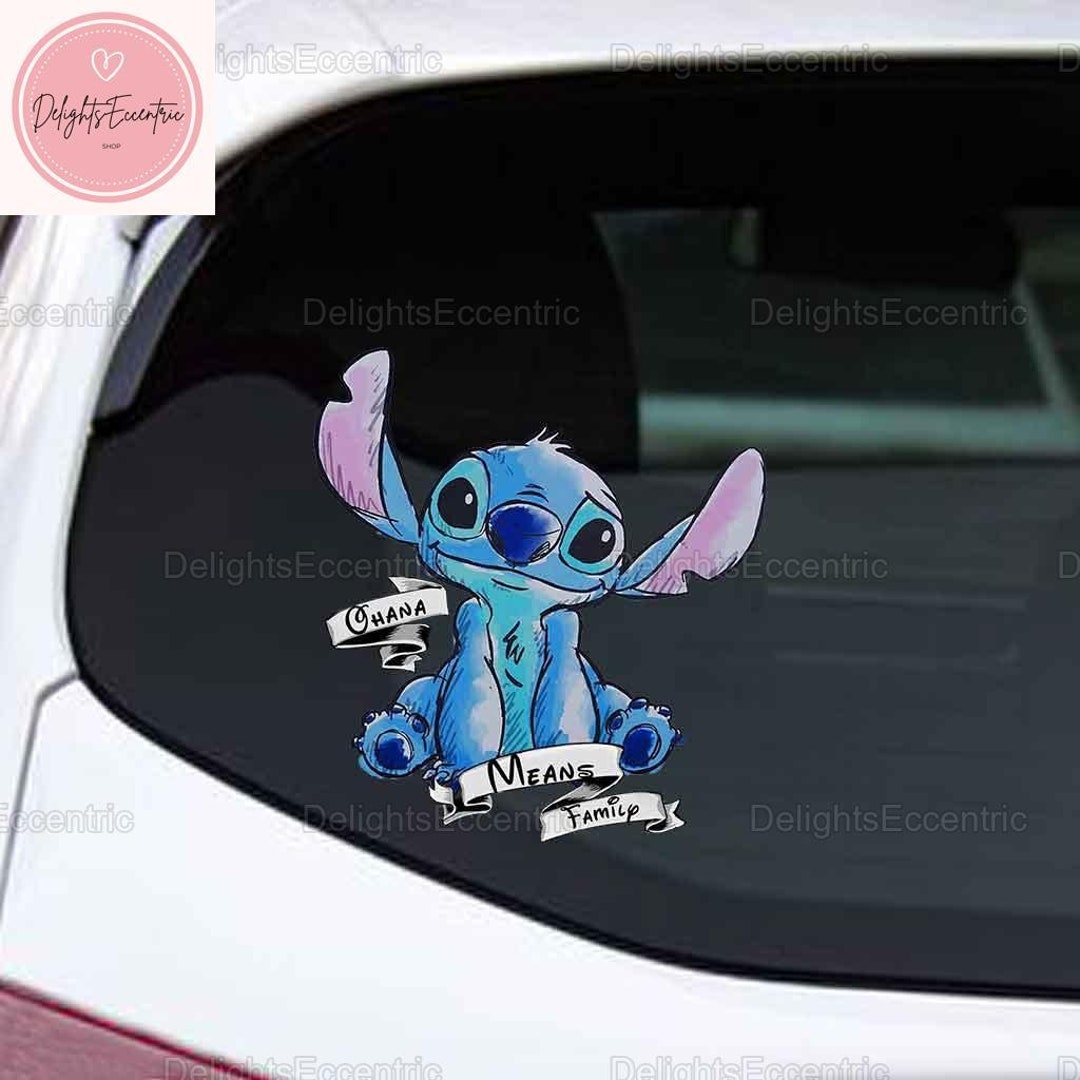 Stitch Ohana Means Family Stickers, Funny Stitch Car Stickers, Lilo and ...