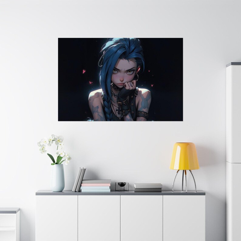 League of Legends Jinx Poster,jinx Print,aesthetic Jinx Room Decor,jinx ...