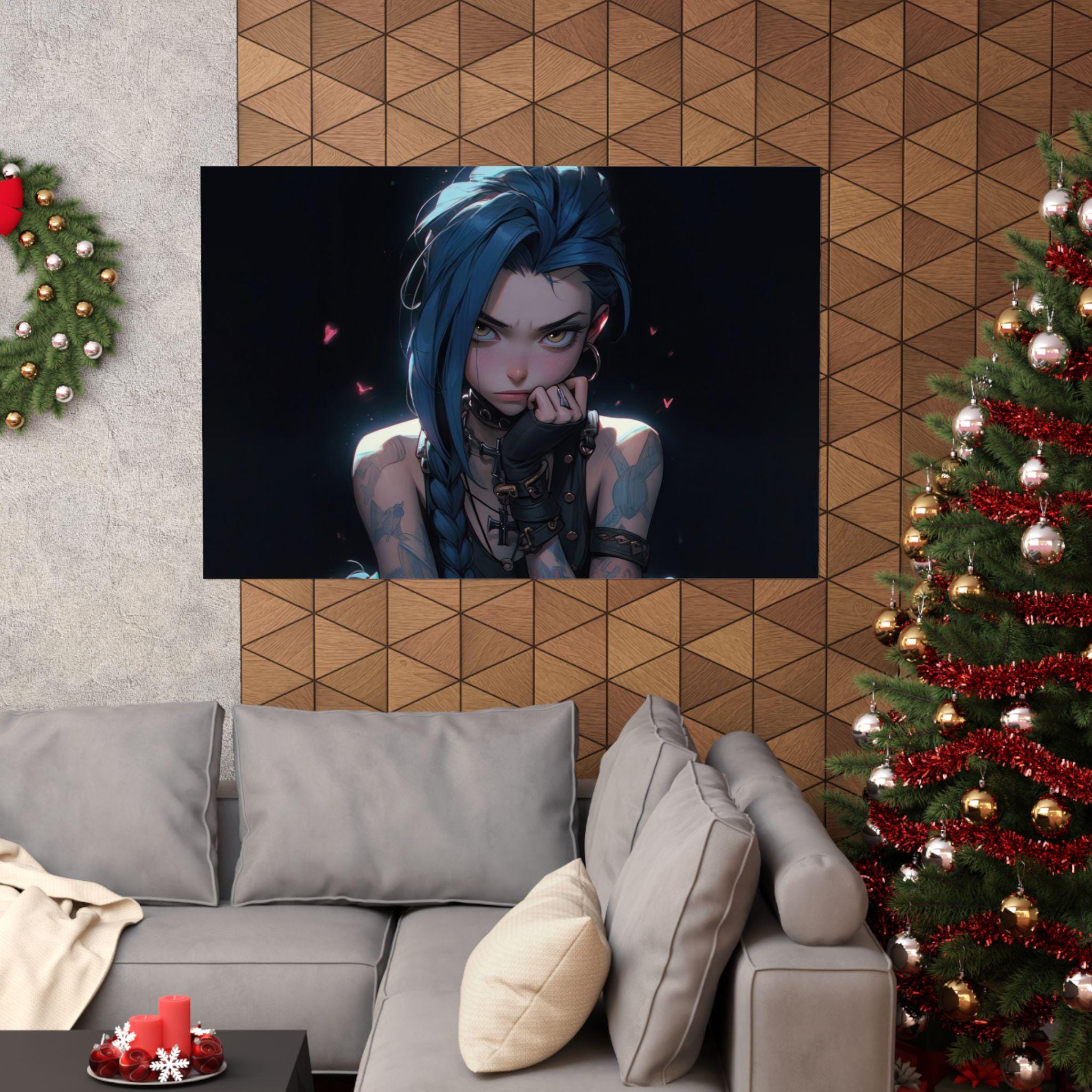 League of Legends Jinx Poster,jinx Print,aesthetic Jinx Room Decor,jinx ...