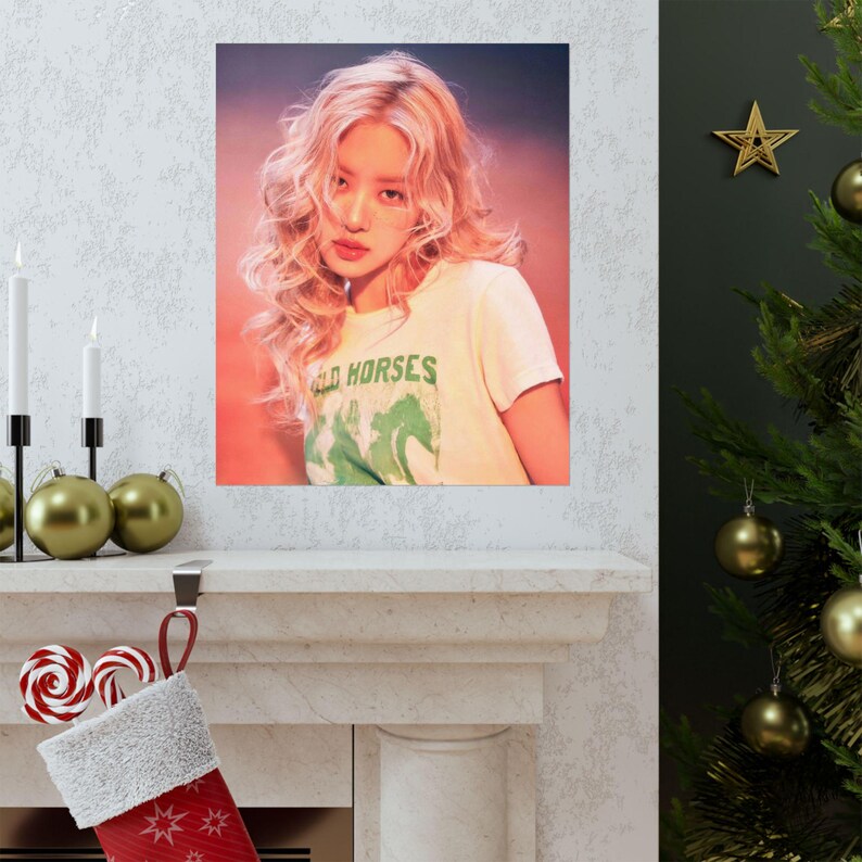 Bp Rose Poster, Kpop Merch, BP Posters,kpop Gift,aesthetic Rose Room ...