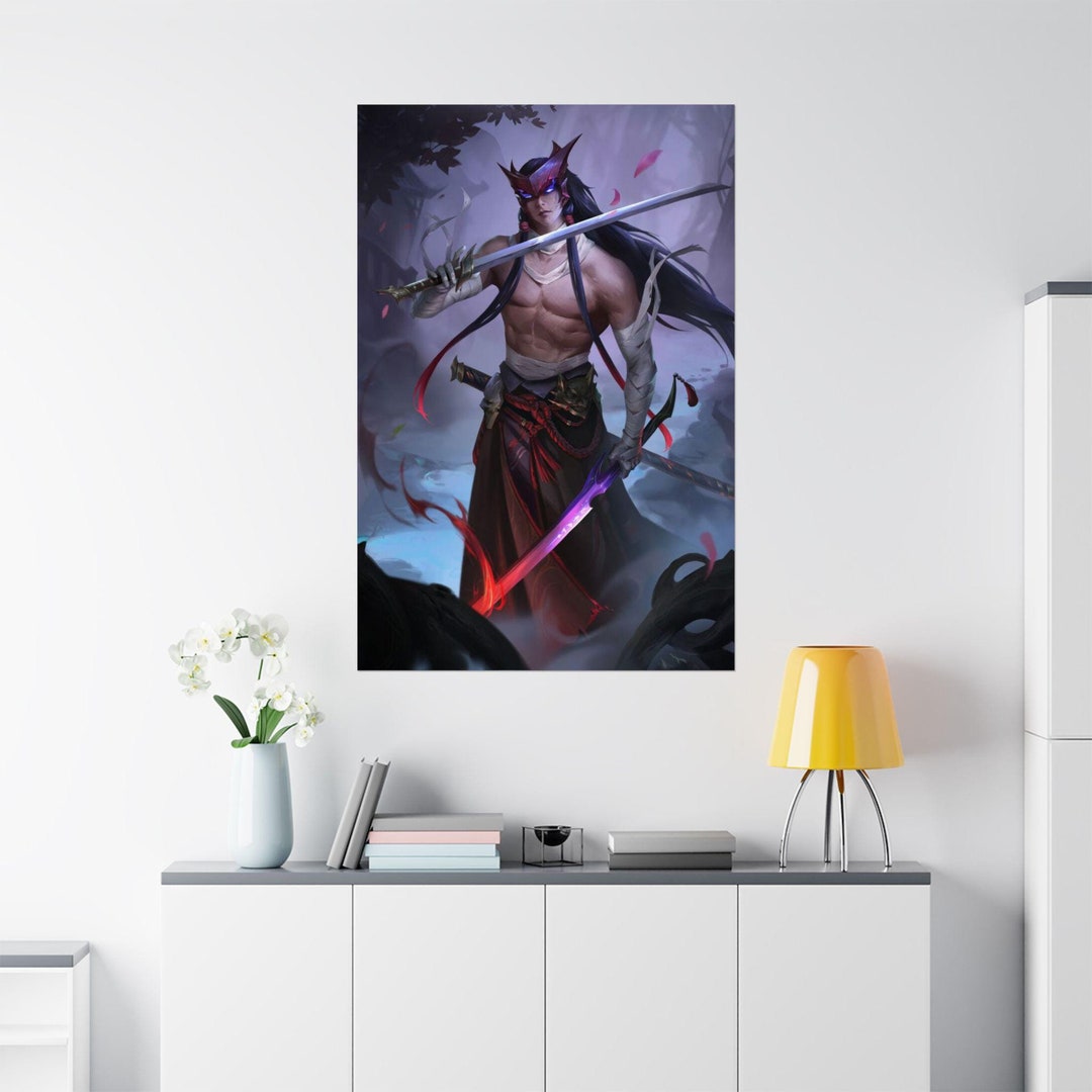 League of Legends Yone Poster,yone Print,aesthetic Yone Room Decor,yone ...