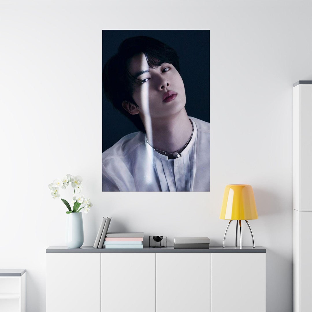 Bts Jin Poster,kim Seok Jin Poster,bts Wall Print, Bts Poster,jin Print ...