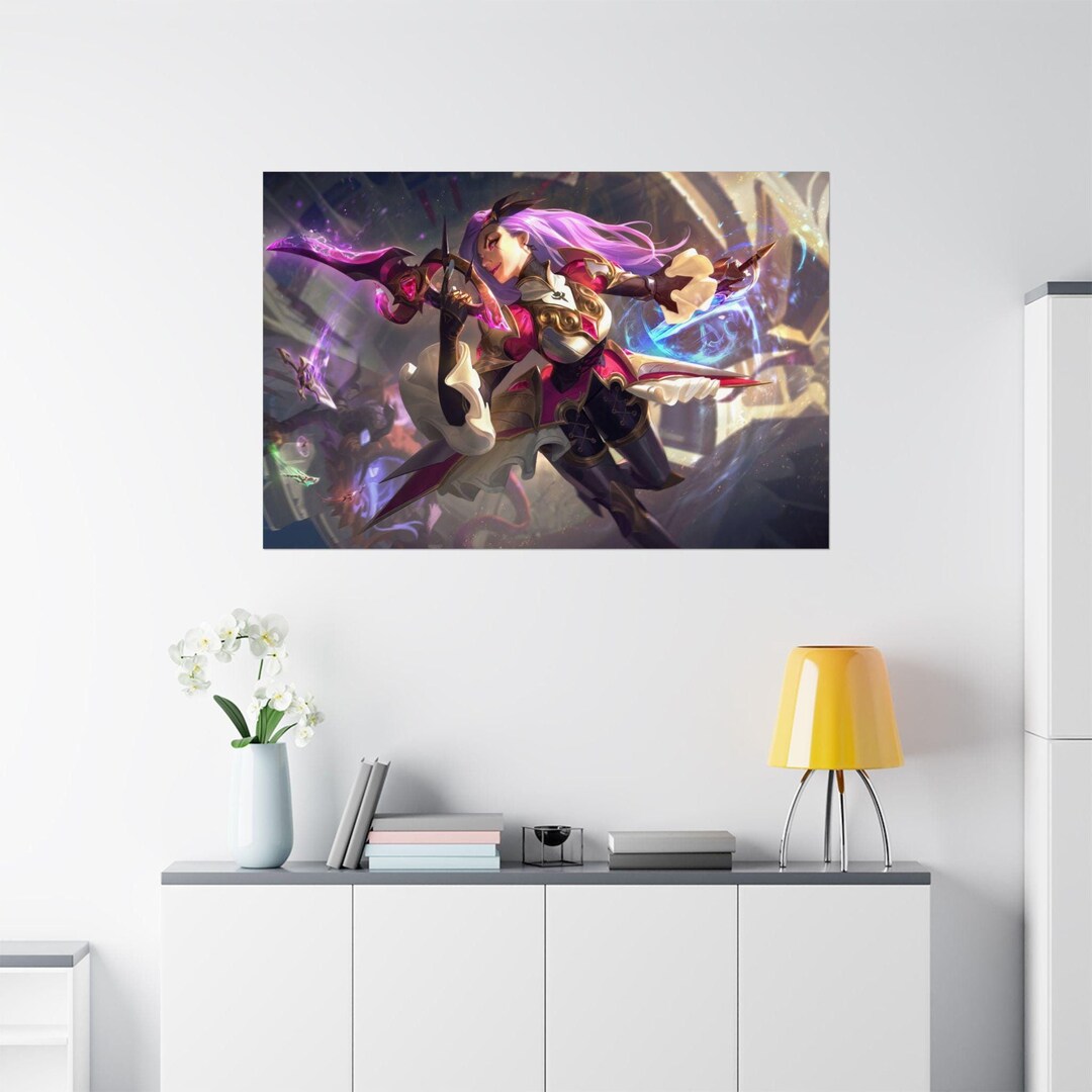 League of Legends Katarina Poster,katarina Print,aesthetic Katarina ...