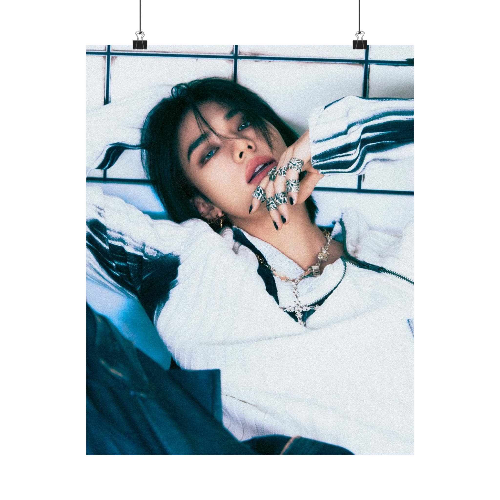 Straykids Hyunjin Poster,straykids Rock-star Album Poster,skz Print,skz ...