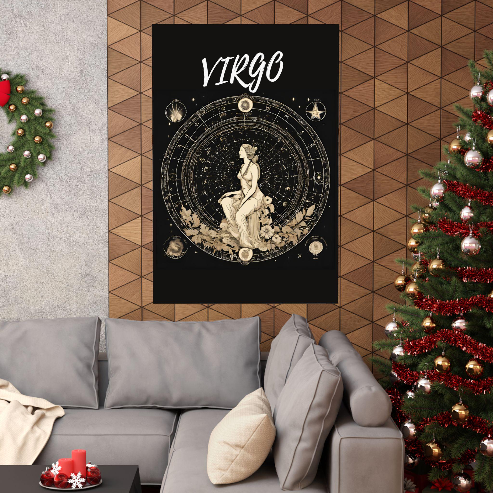 Virgo Print Virgo Poster Virgo Aesthetic Zodiac Print Virgo Gift Zodiac ...