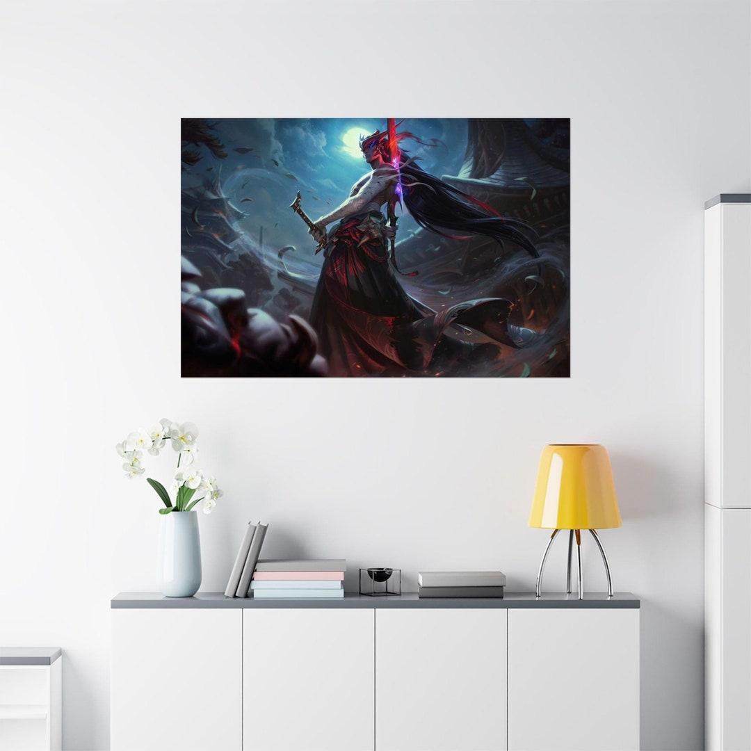 League of Legends Yone Poster,yone Print,aesthetic Yone Room Decor,yone ...