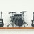 Metal Drum Decoration for Drummer and Musician - Etsy