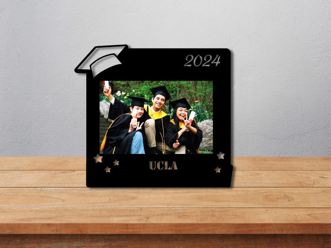 Customizable Graduation Metal Photo Frame for Daughter or Best Friend ...