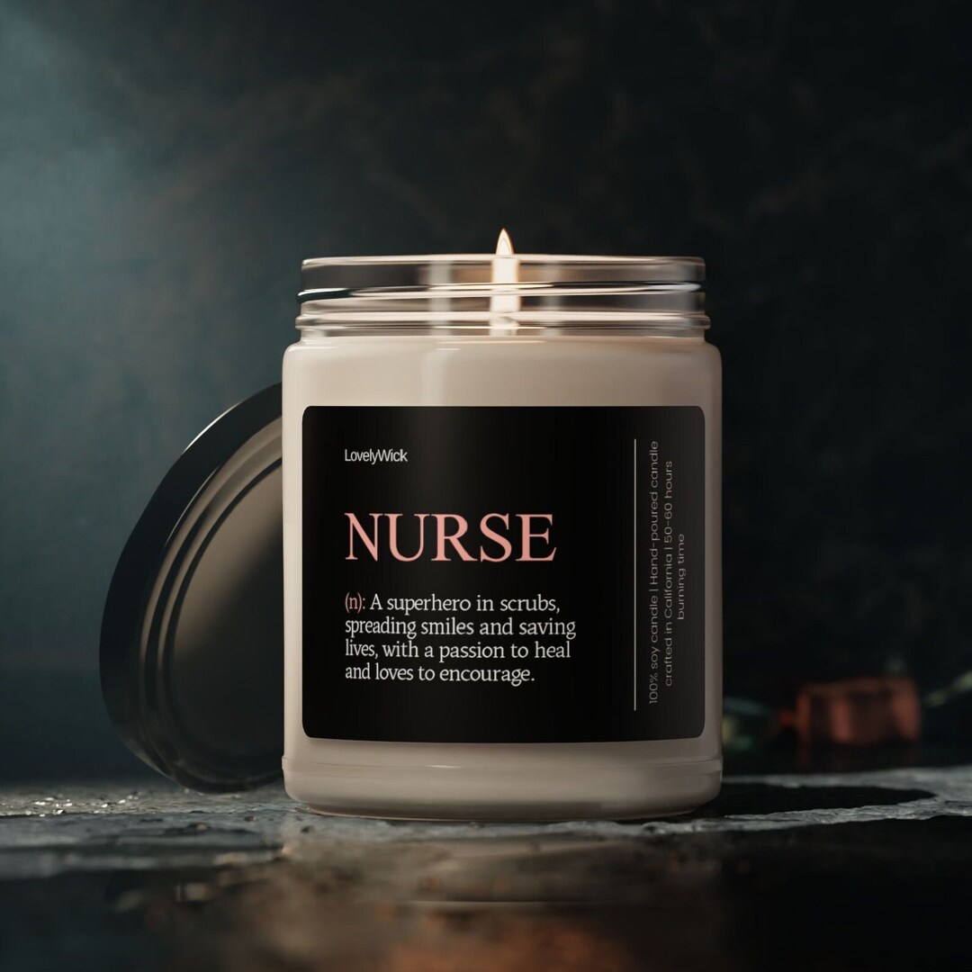 Nurse Appreciation Candle, Thank You Gift for Nurses, Perfect Custom ...