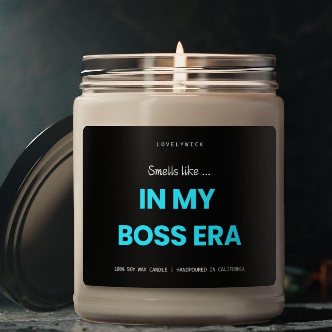 Boss Gift in My Boss Era Funny Candle Gift Box for Boss Day, Office ...