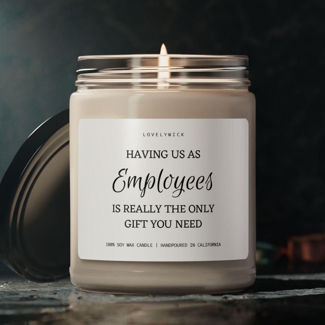 Funny Boss Candle: Employee Gift - Natural Soy Wax, 50-60 Hour Burn - Etsy