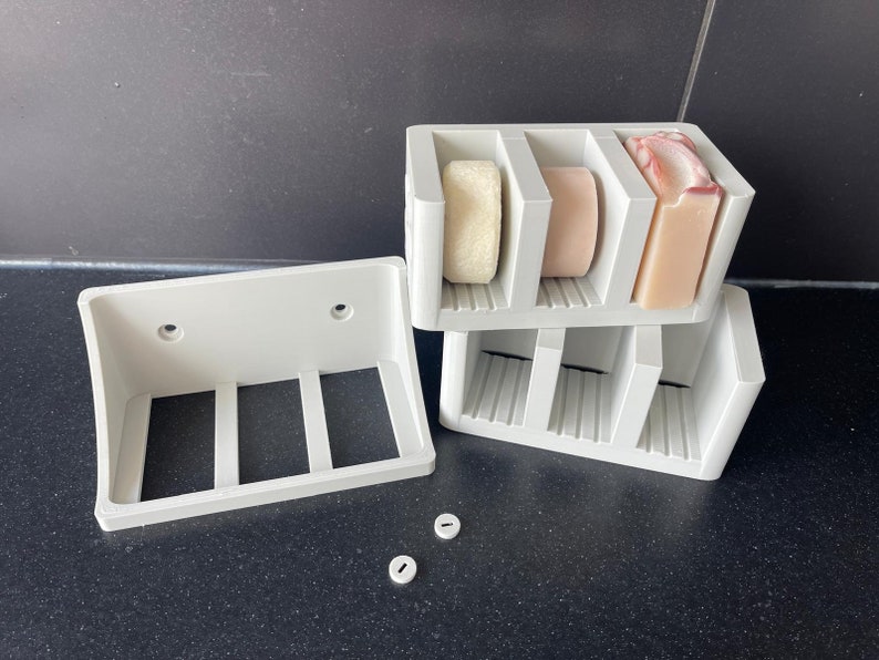 Soap Dish With Wall Mount - 3D Printable STL Digital File - Etsy