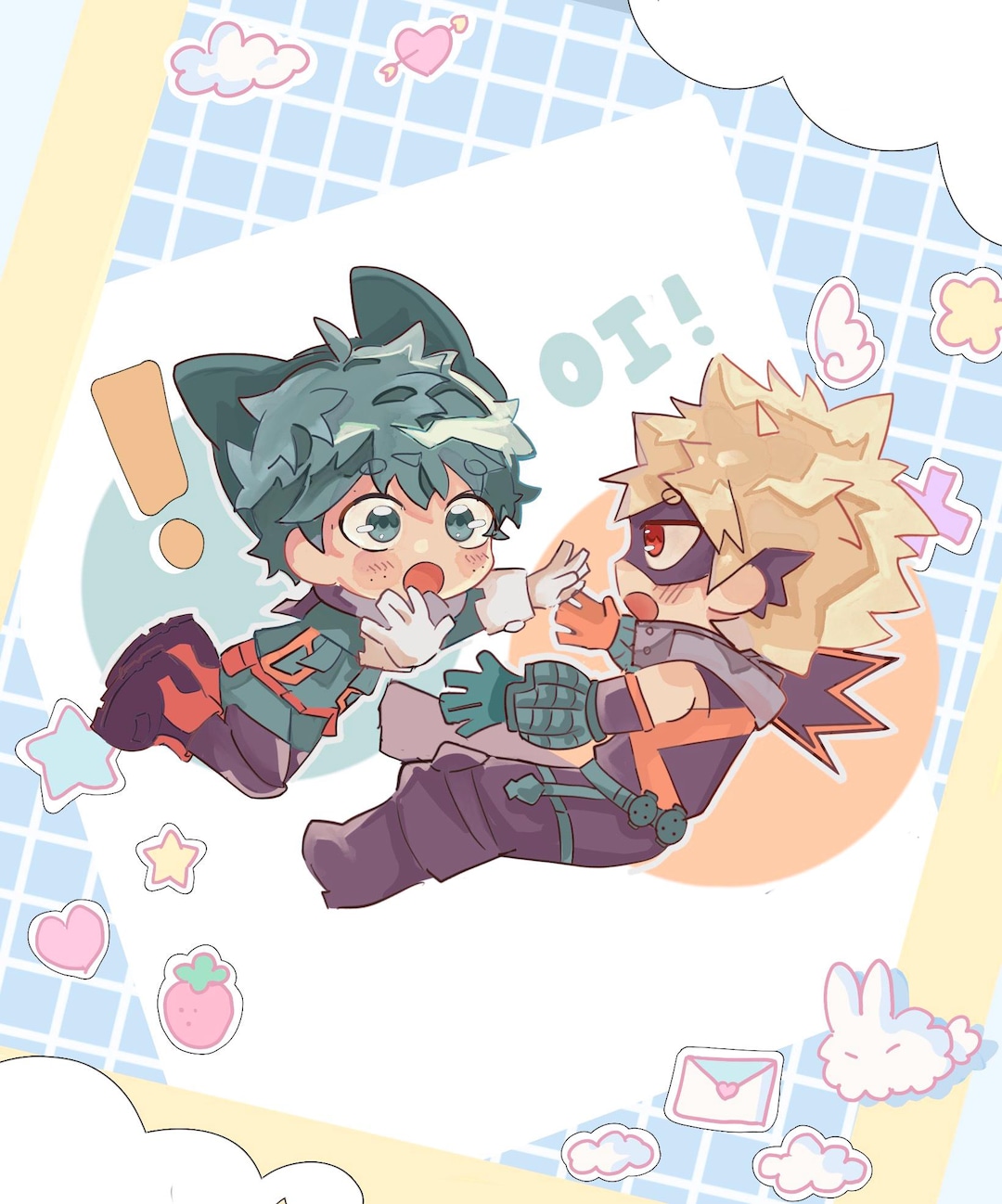 My Hero Academia Bakugo X Deku Bakudeku/dekubaku Acrylic Keychain ...