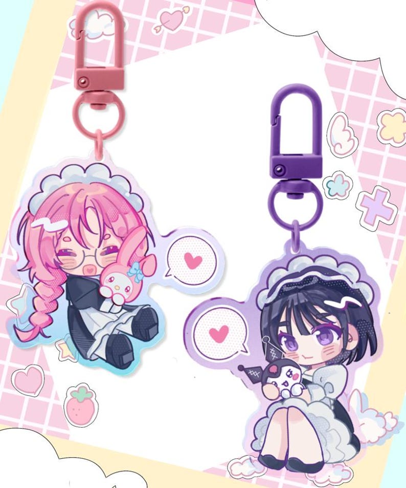 Alien Stage Mizi and Sua Acrylic Keychain - Etsy