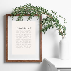 Psalm Digital Print | Christian Wall Art | Biblical Wall Decor - Etsy