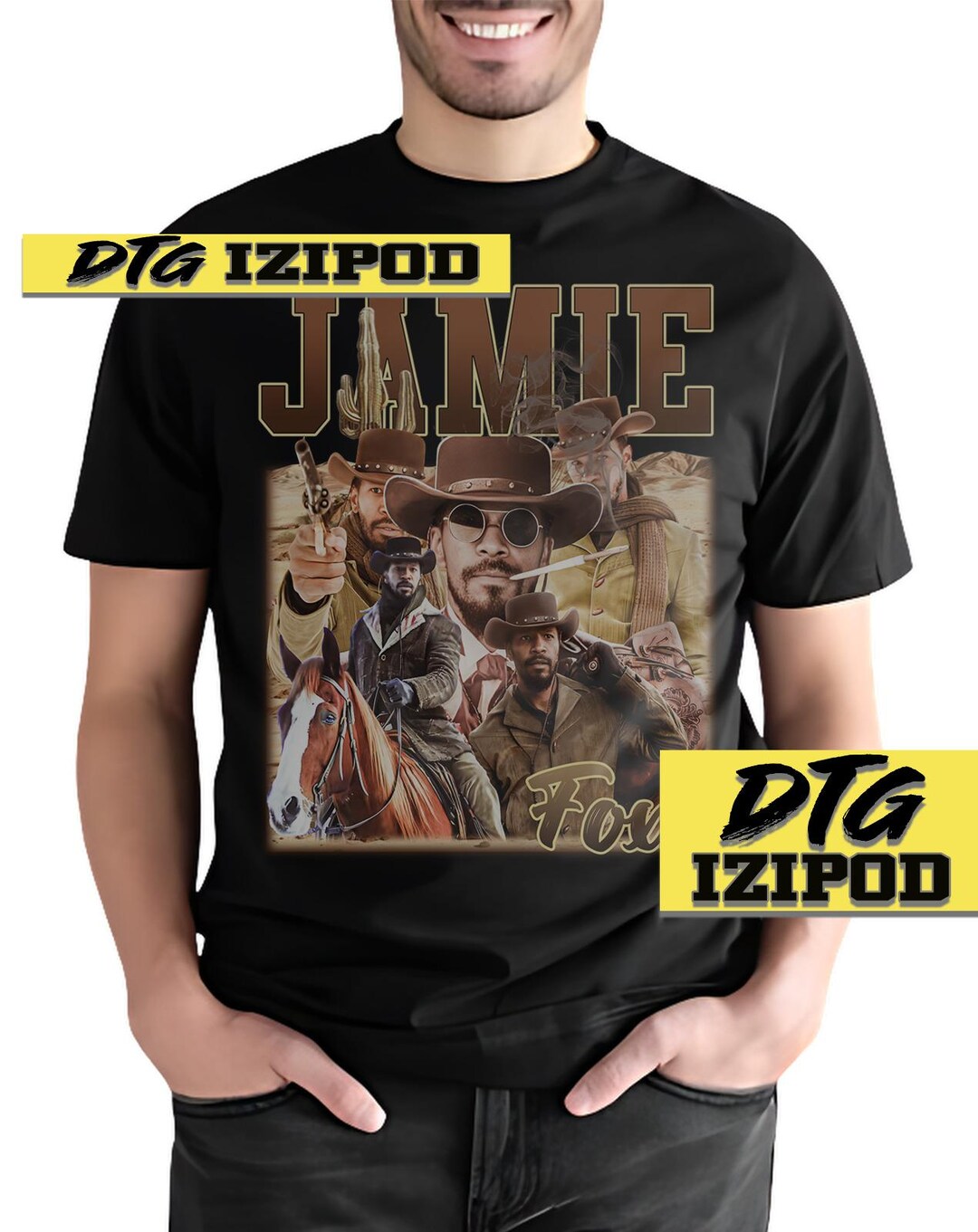 Jamie Foxx Shirt Movie Character Vintage Classic Retro Tshirt Long ...