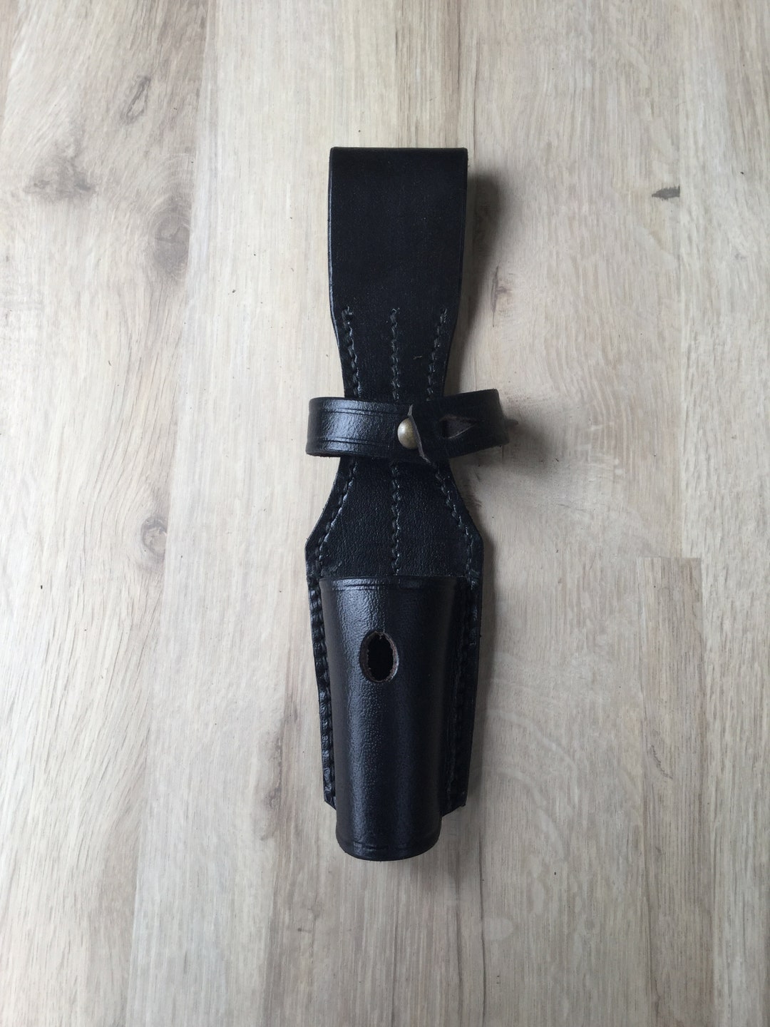 Black Masonic Sword Button Leather Frog With Belt Loop Re-enactment ...