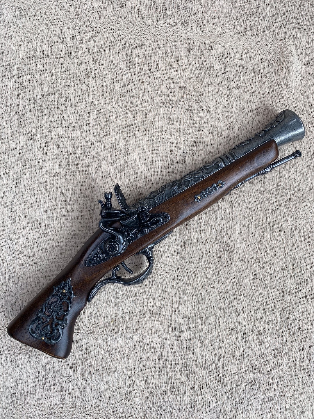 Flintlock Blunderbuss Pistol 18th Century Pirate Steampunk Re-enactment ...