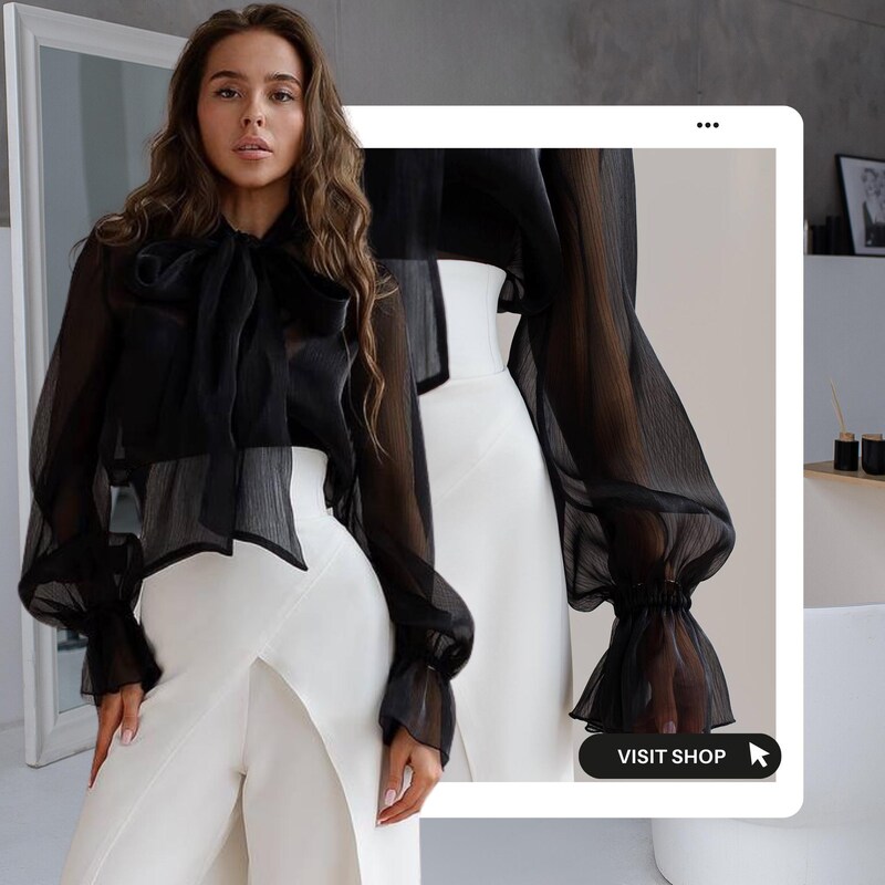 Sheer Clothing for Women - Etsy