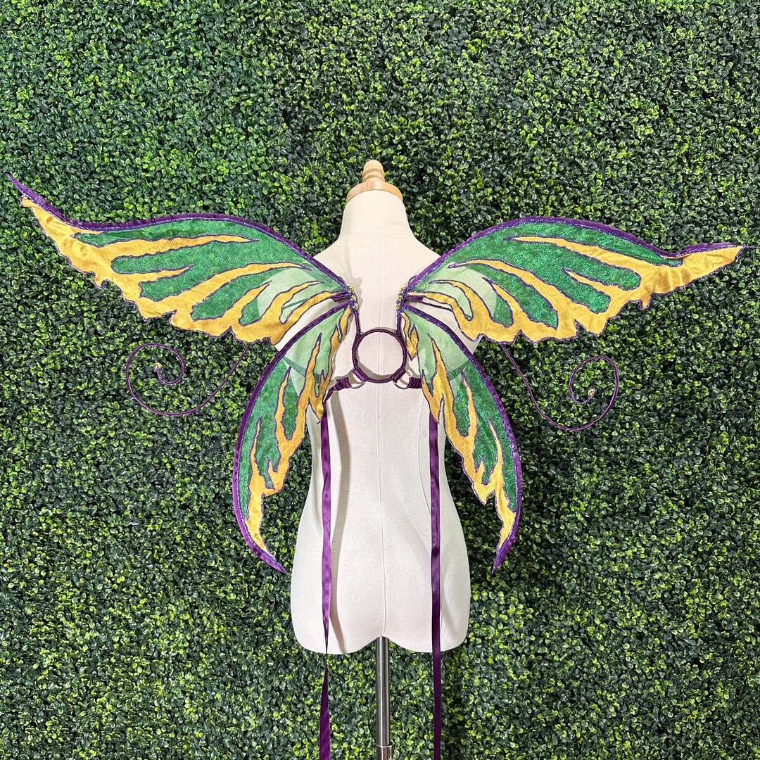 Amoretta SMALL Fairy Pixie Wings, Strapless Convertible, Festival ...