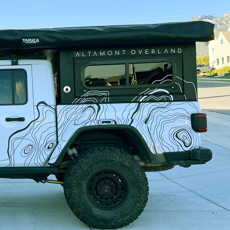 Topographical Map for Jeep - Etsy