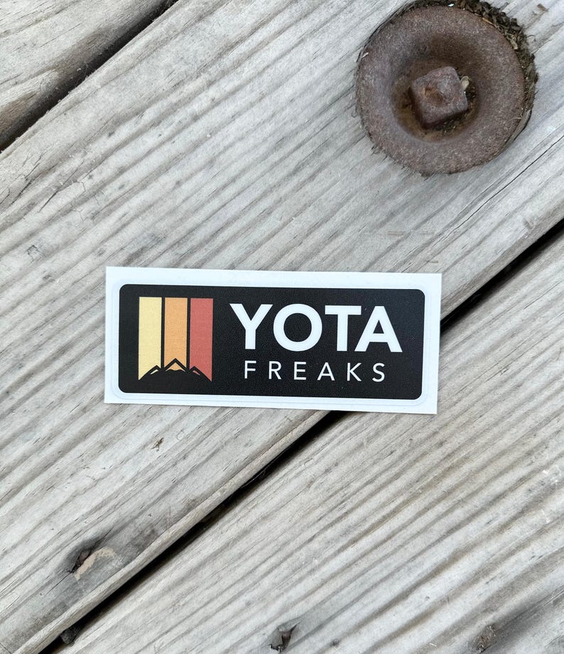 Horizontal Retro Color Decal - Etsy