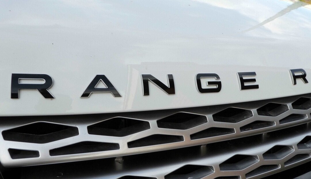 Premium Cast Vinyl Decal Letters for 2014-2022 Range Rover Sport Hood ...