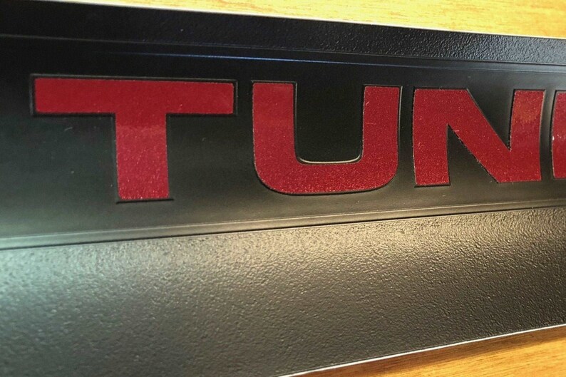 Premium Cast Vinyl Letter Decals for 2007-2013 Tundra Door Sill ...