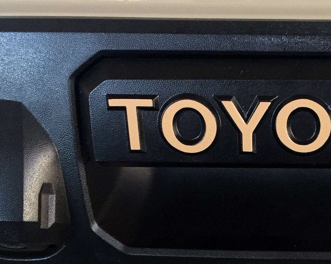 Premium Cast Vinyl Inlay Letter Decals for 2016-2023 Tacoma/2014-2021 ...