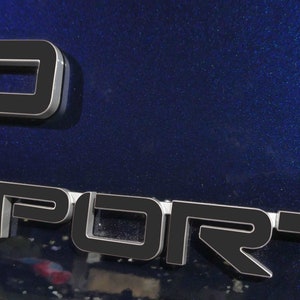 Premium Cast Vinyl Inlay Letter Decals for 2021-2023 4runner TRD SPORT ...