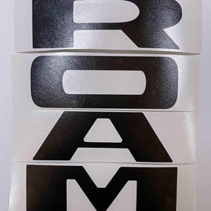 Premium Cast Vinyl Decal Letter Inlays for 2019-2024 RAM Grille - Etsy