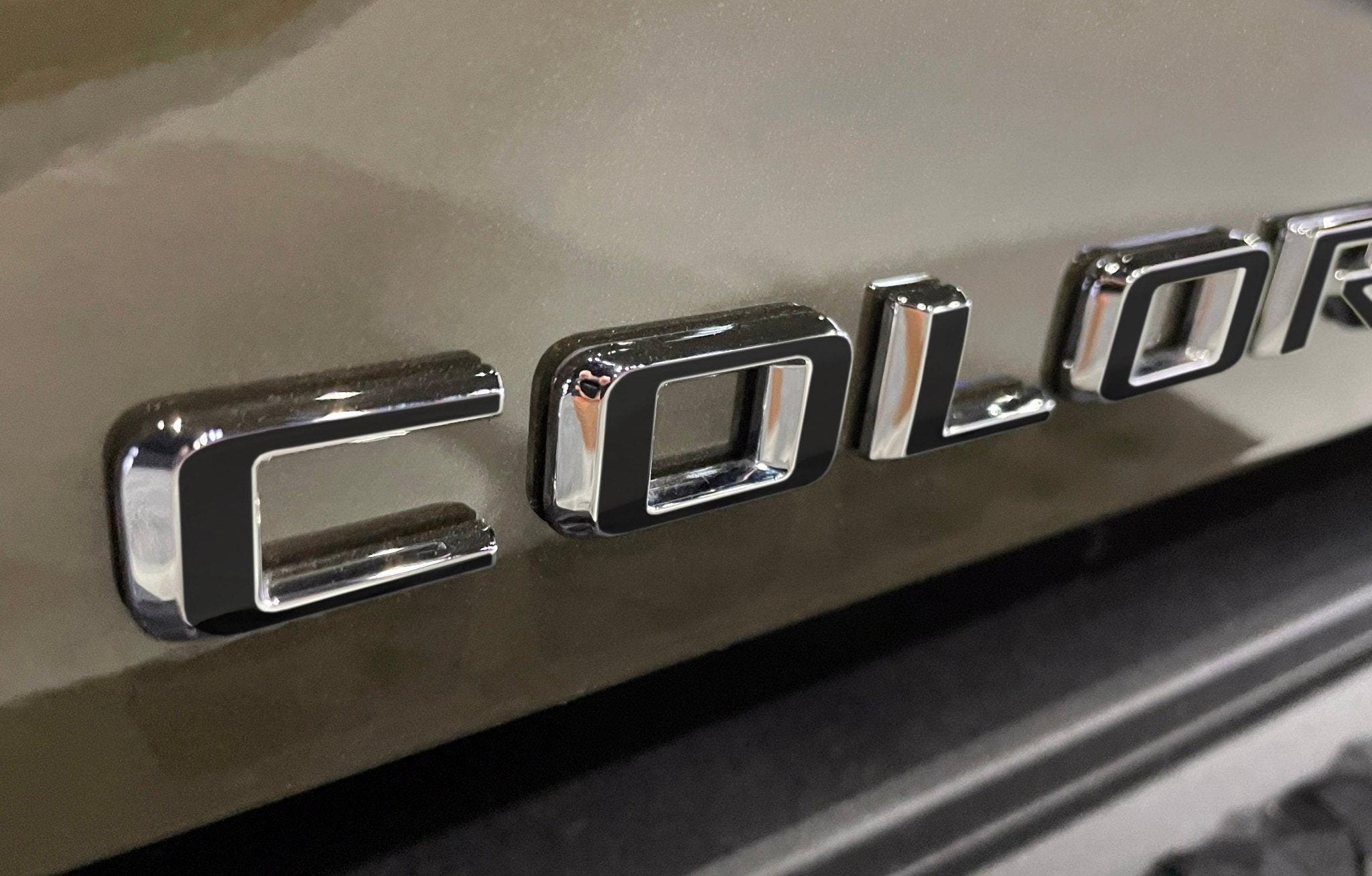 Premium Cast Vinyl Decal Letters for 2014-2026 Colorado Door and ...