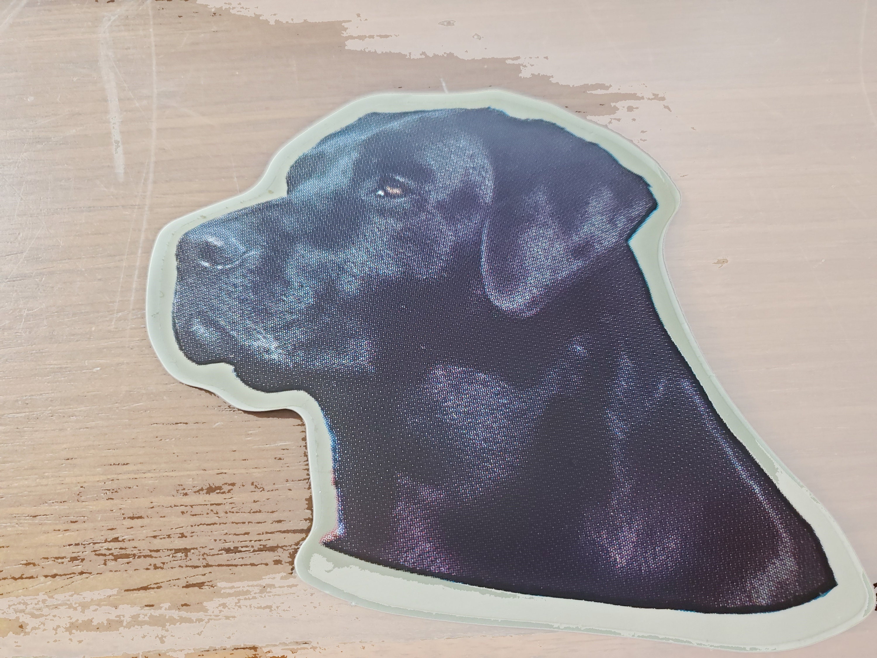 Vintage Black Lab Labrador Dog Decal Single Sticker JAC - Etsy
