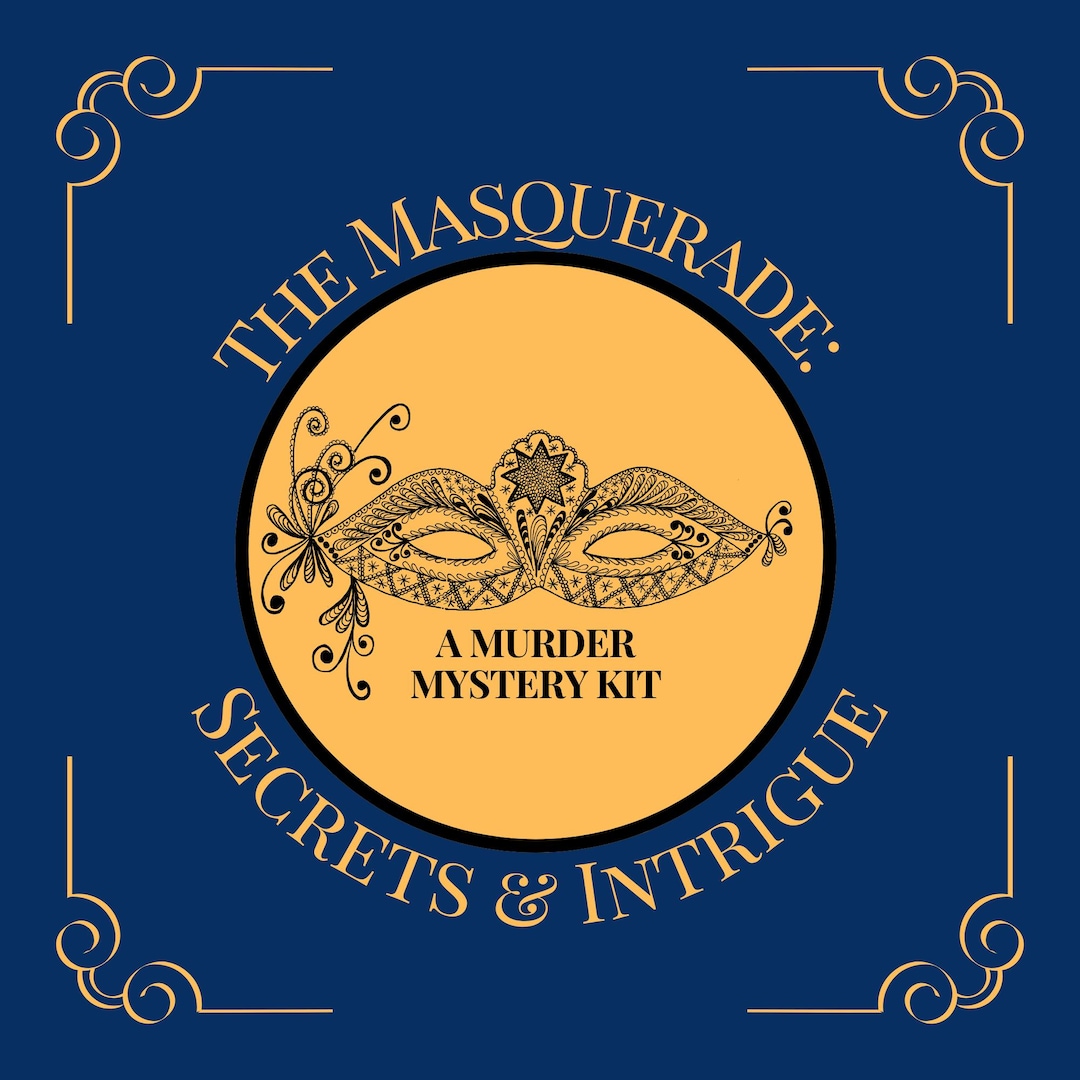 Victorian Masquerade Murder Mystery Party Printable Game (8-20 Guests ...