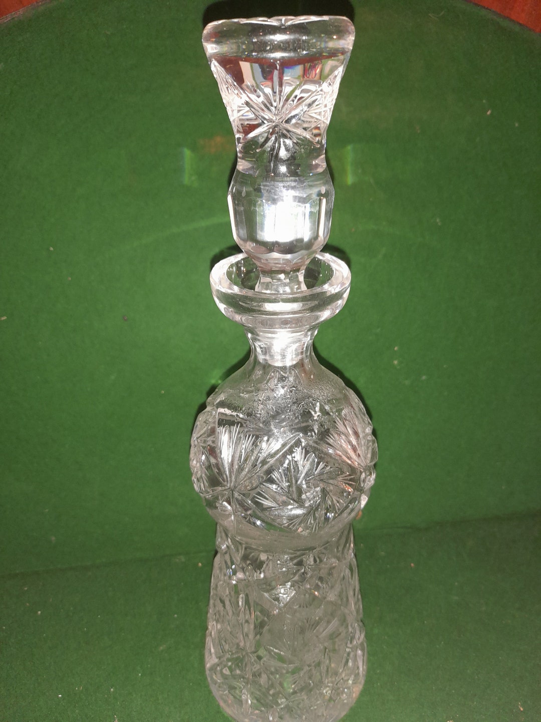 Thistle Crystal Scotch Decanter - Etsy