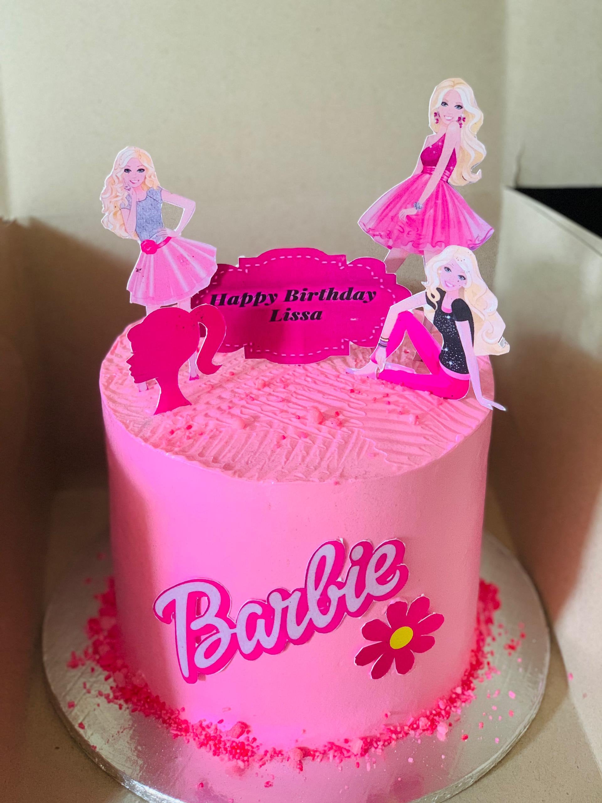 Barbie Cake Toppers Barbie Cake Decoration Free Customize Cake Topper ...