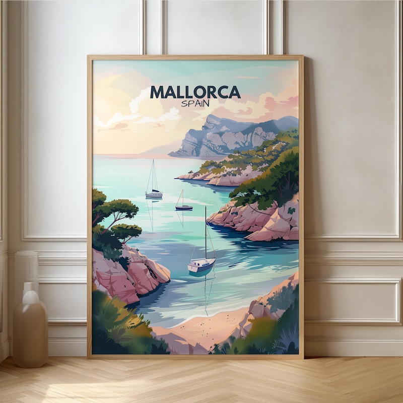 Mallorca Poster - Etsy